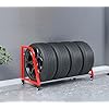 Amazon.com: Tyre Rack Rolling Tire Storage Rack with 4 Wheels, Heavy ...