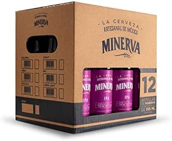 CERVEZA MINERVA | Cerveza Minerva IPA 12 Pack | 12 Cervezas Artesanales ...