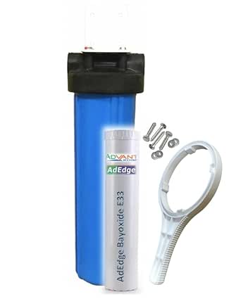 Amazon.com: 20-inch Single Canister AdEdge Bayoxide E33 Arsenic ...