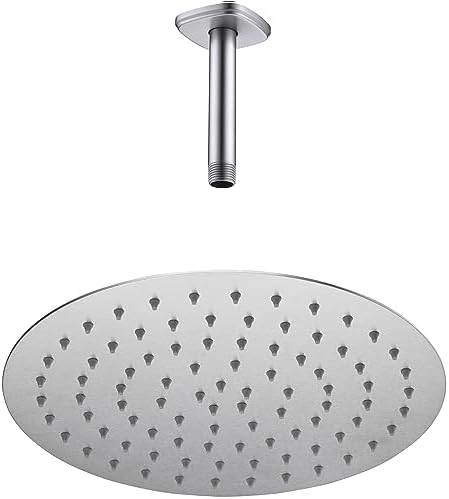 BSTIIU 10 Inch Rainfall Shower Head with 6 Inch Ceiling Mounted Shower ...