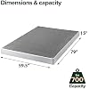ZINUS 5 Inch Metal Smart Box Spring / Mattress Foundation / Strong ...