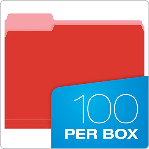 Snapklik.com : Pendaflex Two-Tone Color File Folders Letter Size