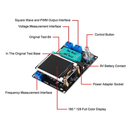 Snapklik.com : Transistor Tester GM328A Voltage Frequency Waveform ...