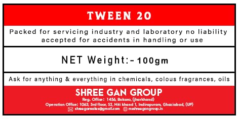 Buy R-tree Tween 20 - Emulsifier Surfactant & Emulsifier - Water ...