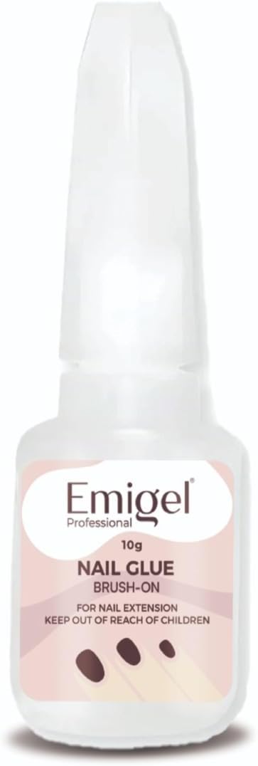 Emigel Professional Nail Glue for Artificial Nail Extensions with Brush ...