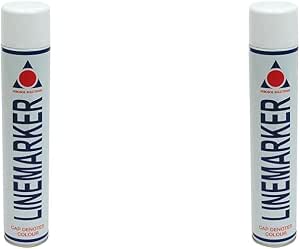 Aerosol Solutions 0901 Line Marker Spray Paint White 750ml (Pack of 2 ...