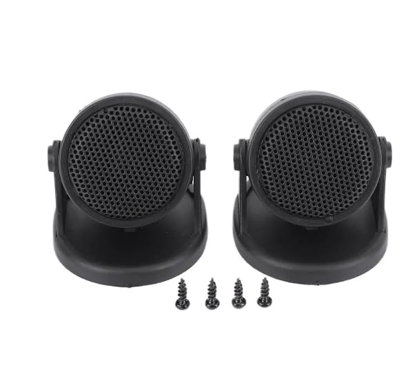 DriSentri 2pcs 12V 20W High Efficiency Mini Dome Tweeter Speakers for ...