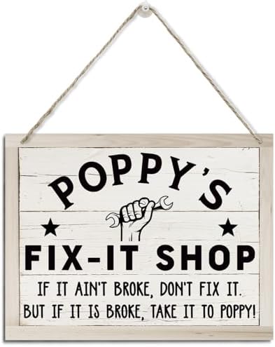 Amazon.com: GUQFF 12x6 inch New Sign Gigi and Poppy's House Sign, Where ...