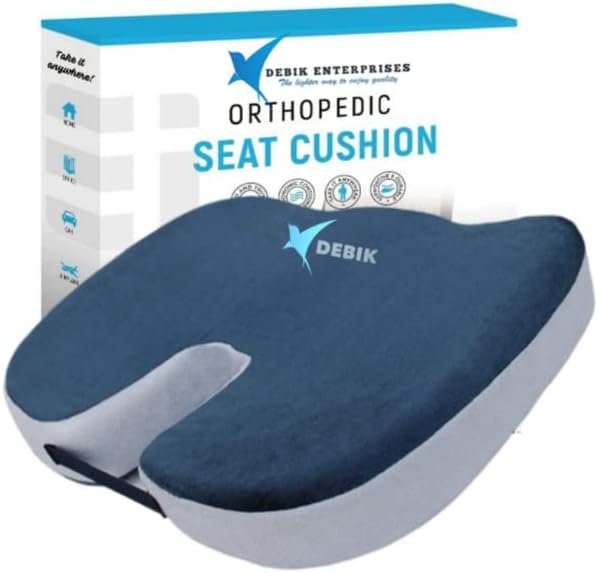 EASEFIT Orthopedic Coccyx Cushion Tailbone Support & Sciatica Pain ...