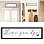 Amazon.com: Love You Bye Sign Entryway Decor Wooden Above Door ...