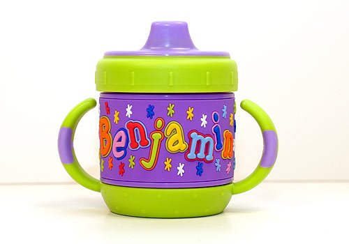 Amazon.com : Personalized Sippy Cup: Benjamin : Baby Drinkware : Baby