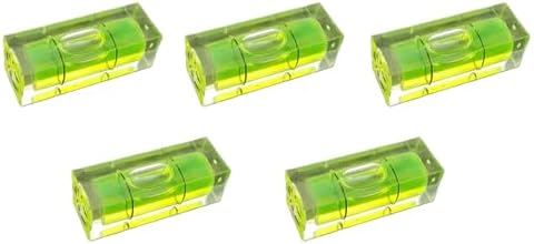 Pack of 5X Replacement Mini Spirit Level Bubble Square 29x10x10mm Small ...