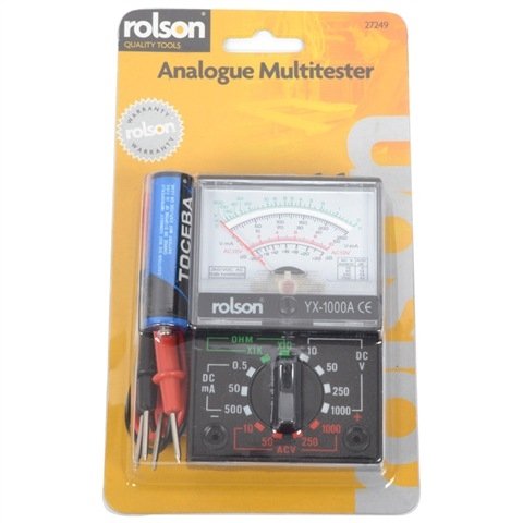 Buy Rolson 27249 Analogue Multimeter Analogue Multimeter has 7 ranges ...