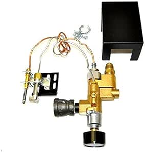 Amazon.com: Fireplace Valve Gas NAT HPC Low Profile Manual Safety Pilot ...