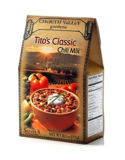 Amazon.com : CHeRiTH VaLLeY gardens Tito's Classic Chili Mix, 10 Ounce ...