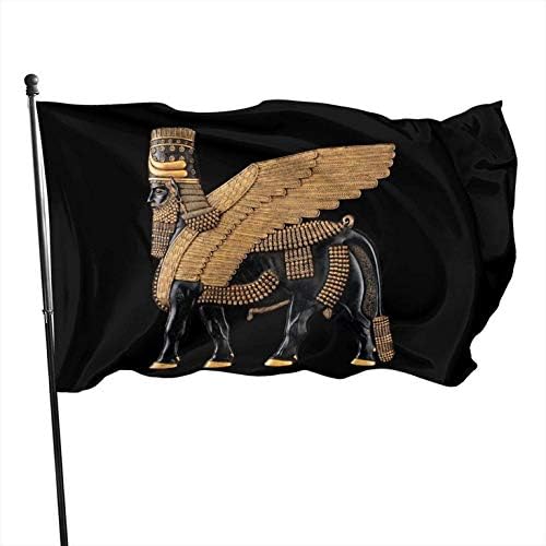 Amazon.com : Lamassu Sumerian Garden Flag 3x5 Ft Decor Outdoor Banner ...