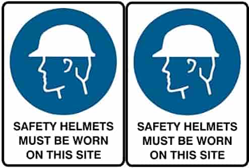 Safety Helmet Sign Board