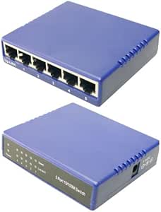 Logilink Desktop Switch 5-Port Netzwerk-Switch Blau – Netzwerk-Switches ...