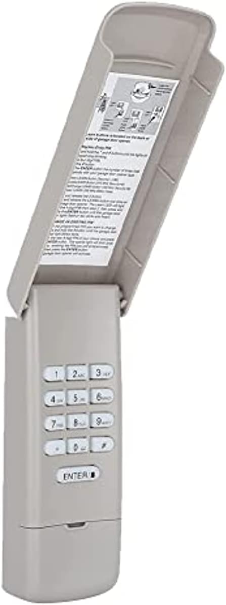 877MAX Garage Door Keypad, 3-Channels Garage Keypad Replace 878MAX ...