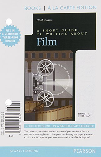 Short Guide to Writing about Film, Books a la Carte Edition Plus NEW ...