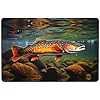 Amazon.com: Brook Trout Fly Fishing Print Area Carpet Non-Slip Rugs ...