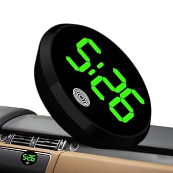 Amazon.com: Car Dashboard Digital Clock - LED Electronic Clock | Car ...