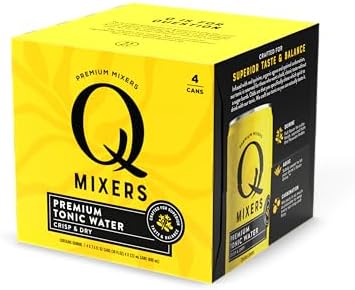 Amazon.com : Q Mixers Tonic Water, Premium Cocktail Mixer Made with ...