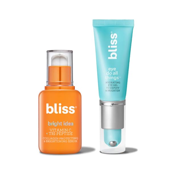 Amazon.com: Bliss Serum and Eye Cream 2pc Set: Bliss Bright Idea ...
