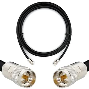 Amazon.com: RANGEFUL PL259 CB Radio Extension Cable 1m 3.3ft Waterproof ...