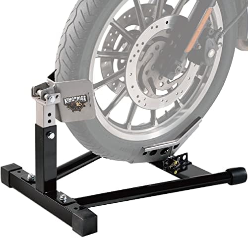 Amazon.com: MaxxHaul 70271 Adjustable Motorcycle Wheel Chock Stand ...