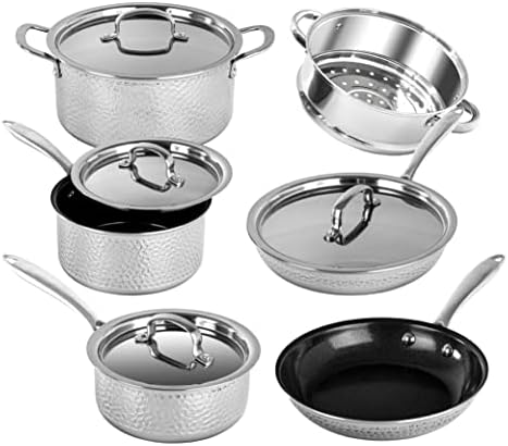 Amazon.com: Granitestone 13 Pc Ceramic Pots and Pans Set Non Stick ...