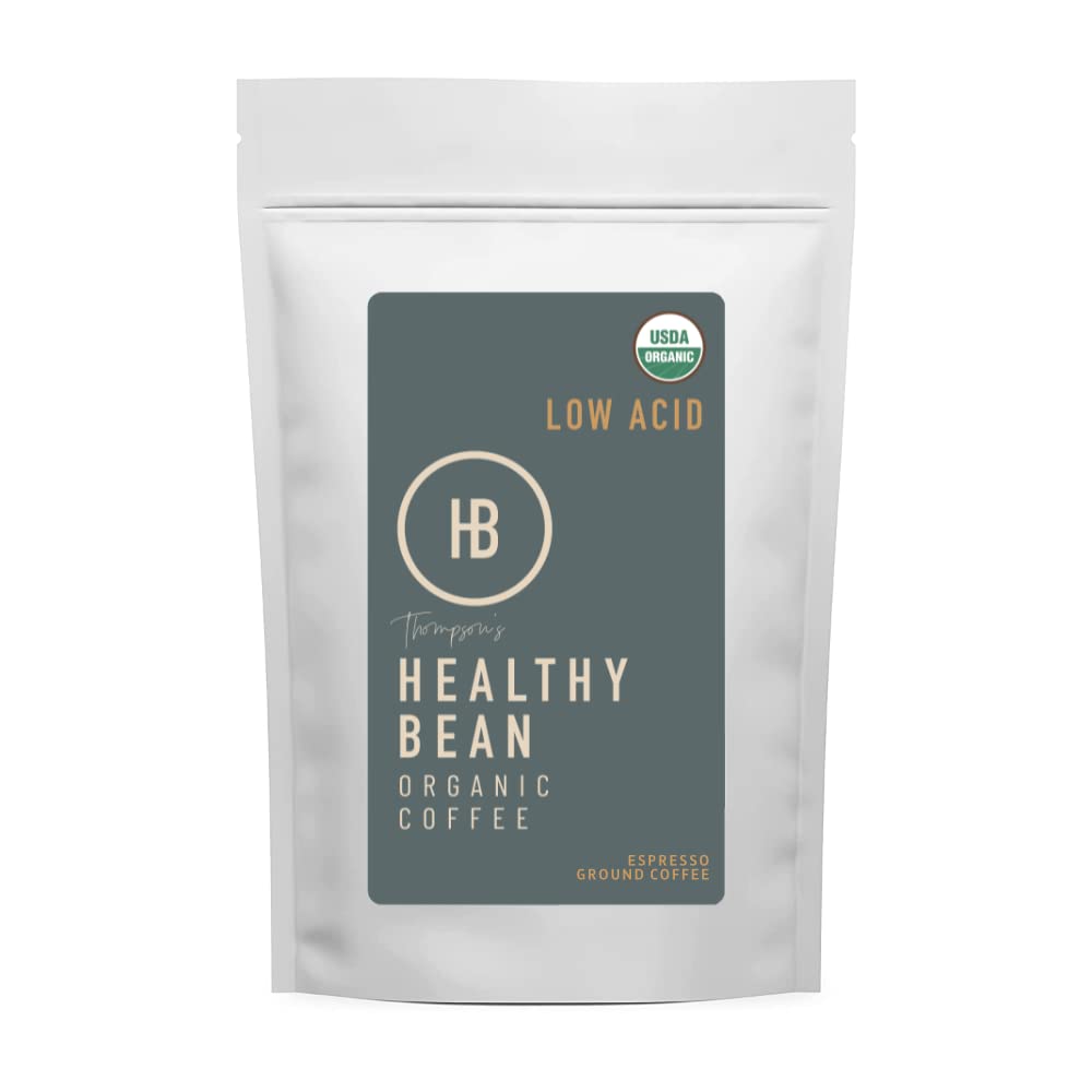 Amazon.com : Healthy Bean Organic Espresso Ground Coffee Dark Roast ...