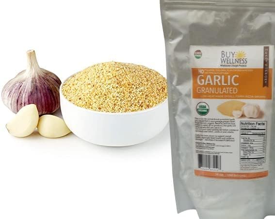 Amazon.com: Buy Wellness Garlic Granulated USDA Organic Fresh Low Heat ...