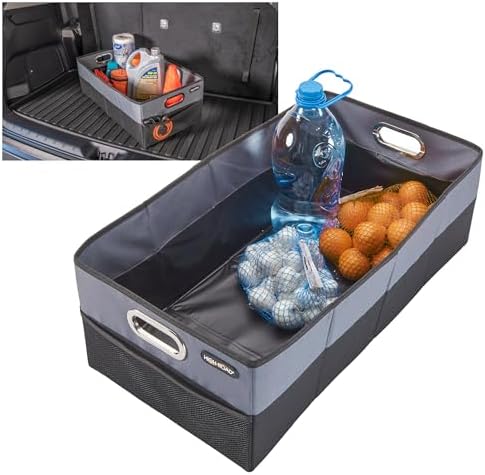 Amazon.com: High Road CargoCube Car Storage Bin - Leakproof Car Trunk ...