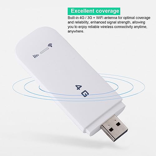 150Mbps 4G LTE USB Modem, Plug and Play Wireless WiFi Adapter for PC ...