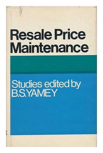 Resale Price Maintenance: Yamey, Basil S. ed.: 9780297173915: Amazon ...