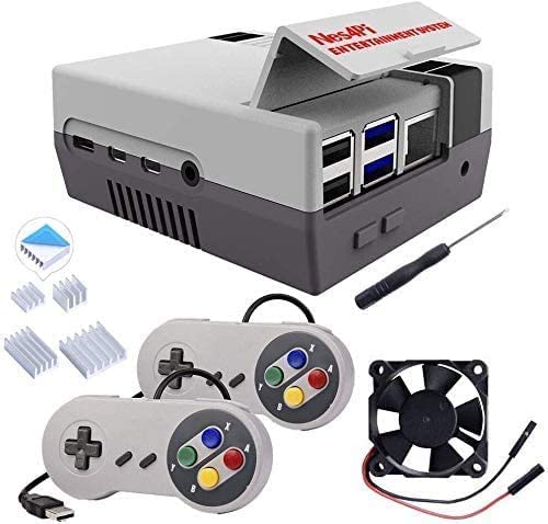 IDUINO Retro Gaming Nes4Pi Case for Raspberry Pi 4 Model B, Raspberry ...