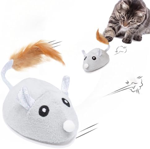 Amazon.com : ALLTHINGVB Interactive Version2 Automatic Cats Plush Toys ...