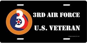 Amazon.com: 3rd Air Force License Plate : Automotive