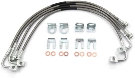 Amazon.com: Shkalacar Stainless Brake Lines Replacement for Jeep ...