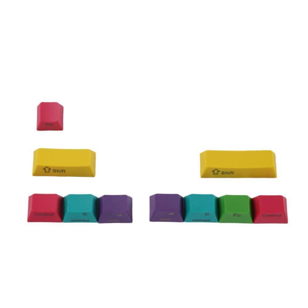 Buy Keyboard keycaps Profile PBT Modifiers 10 Keys Engraved Keycaps Mac ...