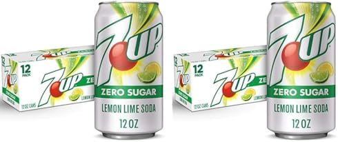 Amazon.com: 7UP Zero Sugar Lemon Lime Soda, 12 fl. oz. Cans, 12 Pack ...