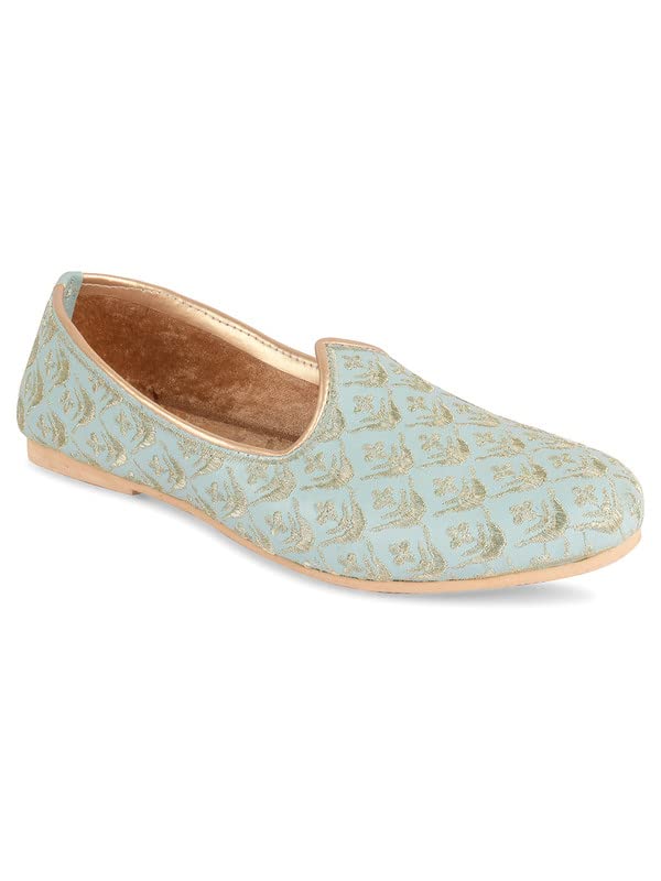 DESI COLOUR Men Mojari/Sherwani/Loafer Ethnic Footwear Punjabi Jutti ...