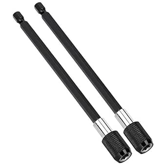 Self Locking Extension Rod, 2Pcs Quick Release Hex Screwdriver Self ...