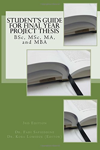 Buy Student's Guide For Final Year Project Thesis: BSc, MSc, MA, and ...
