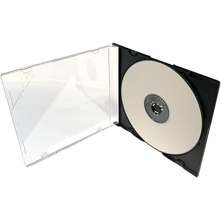 Amazon.com: Smartbuy Slim 5.2mm Jewel Case Thin Clear Single CD DVD ...