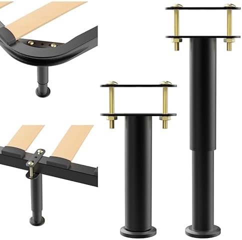 Amazon.com: ZhouDaShu Adjustable Height Bed Frame Center Support Legs ...