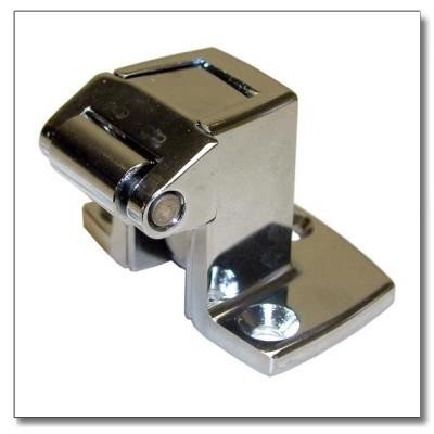 1/8" to 3/8" Polished Chrome Adjustable Strike for W19 Series Walk-in ...