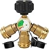 Amazon.com : GASPRO Propane Splitter with Gauge, 3 Way Propane Tank ...