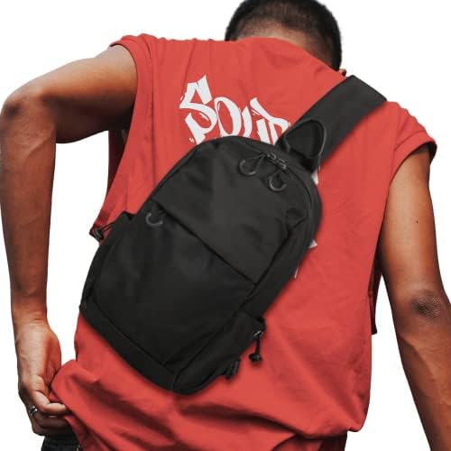 CANTLOR Men Small Sling Bag Crossbody Backpack Travel Daypacks Chest ...